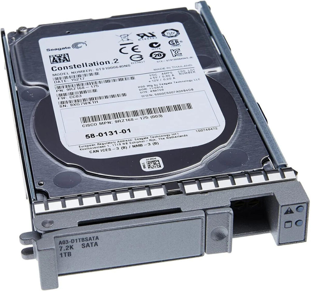 Cisco 1TB A03-D1TBSATA 7.2k SATA 6Gbps Server Hard Drive - Server SSD ...